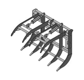 Compact Grapple Rake